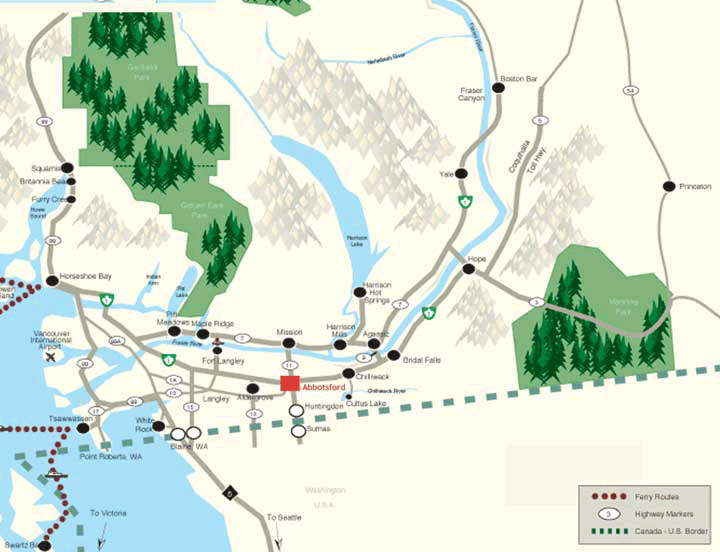 Fraser River On Canada Map - United States Map